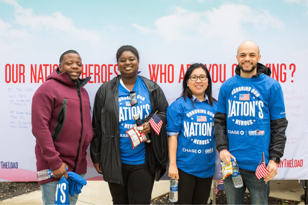 Volunteer To Walk to help Carry The Load